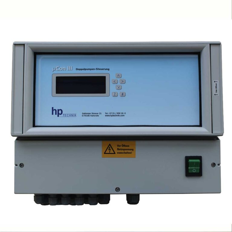 Double pump control µCon III - hp-TECHNIK